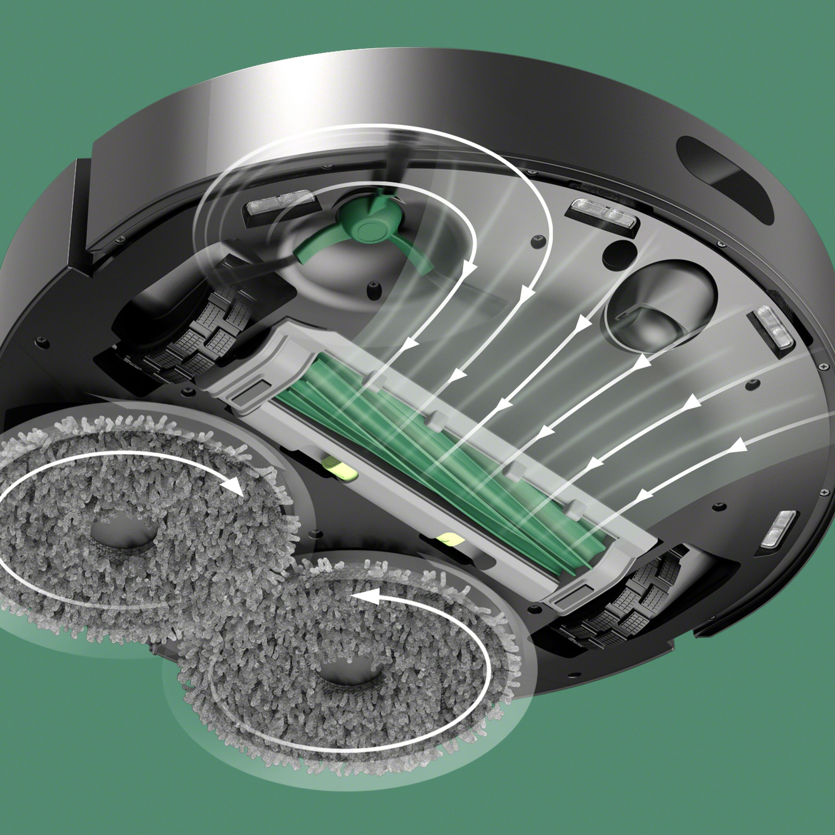 LIDAR Tech | Roomba® Plus 405 Combo Robot + AutoWash™ Dock